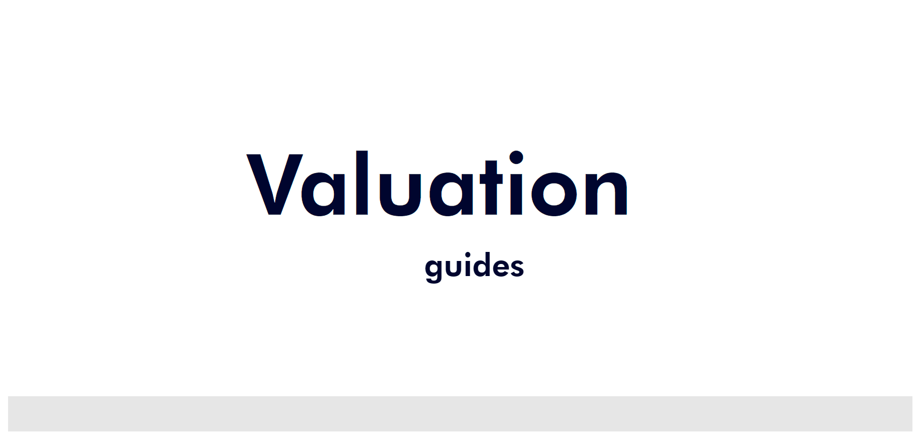 valuation-guides